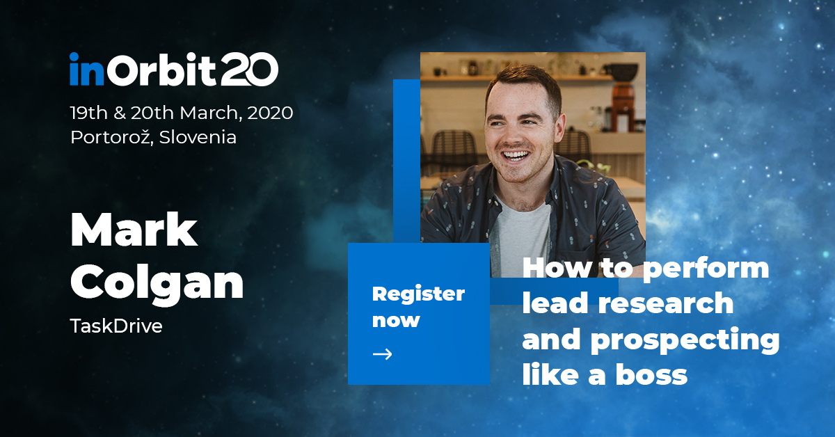 Mark Colgan - inOrbit 21 | Digital Marketing Conference
